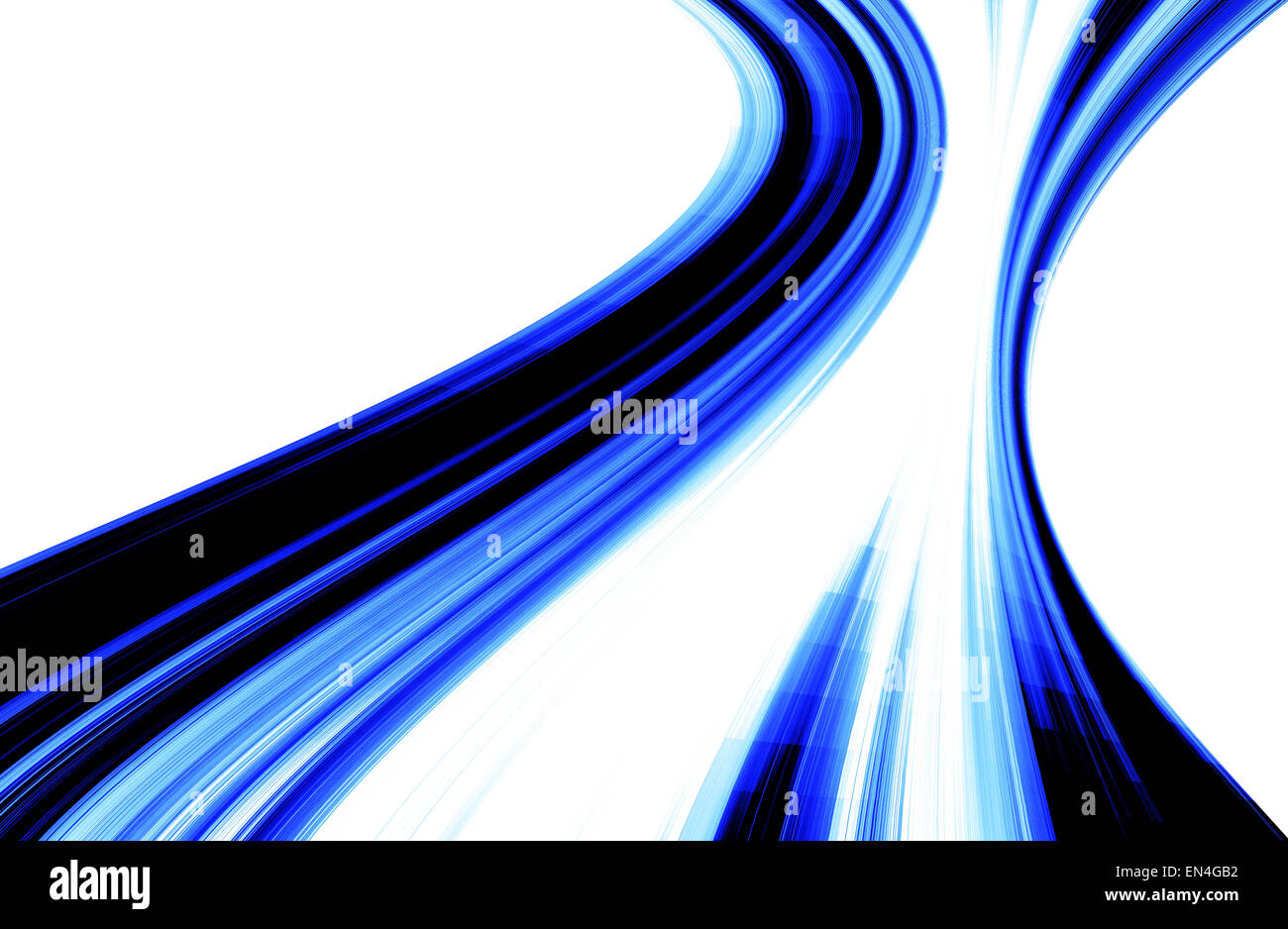 abstract blue background and digital wave and motion blur Stock Photo ...