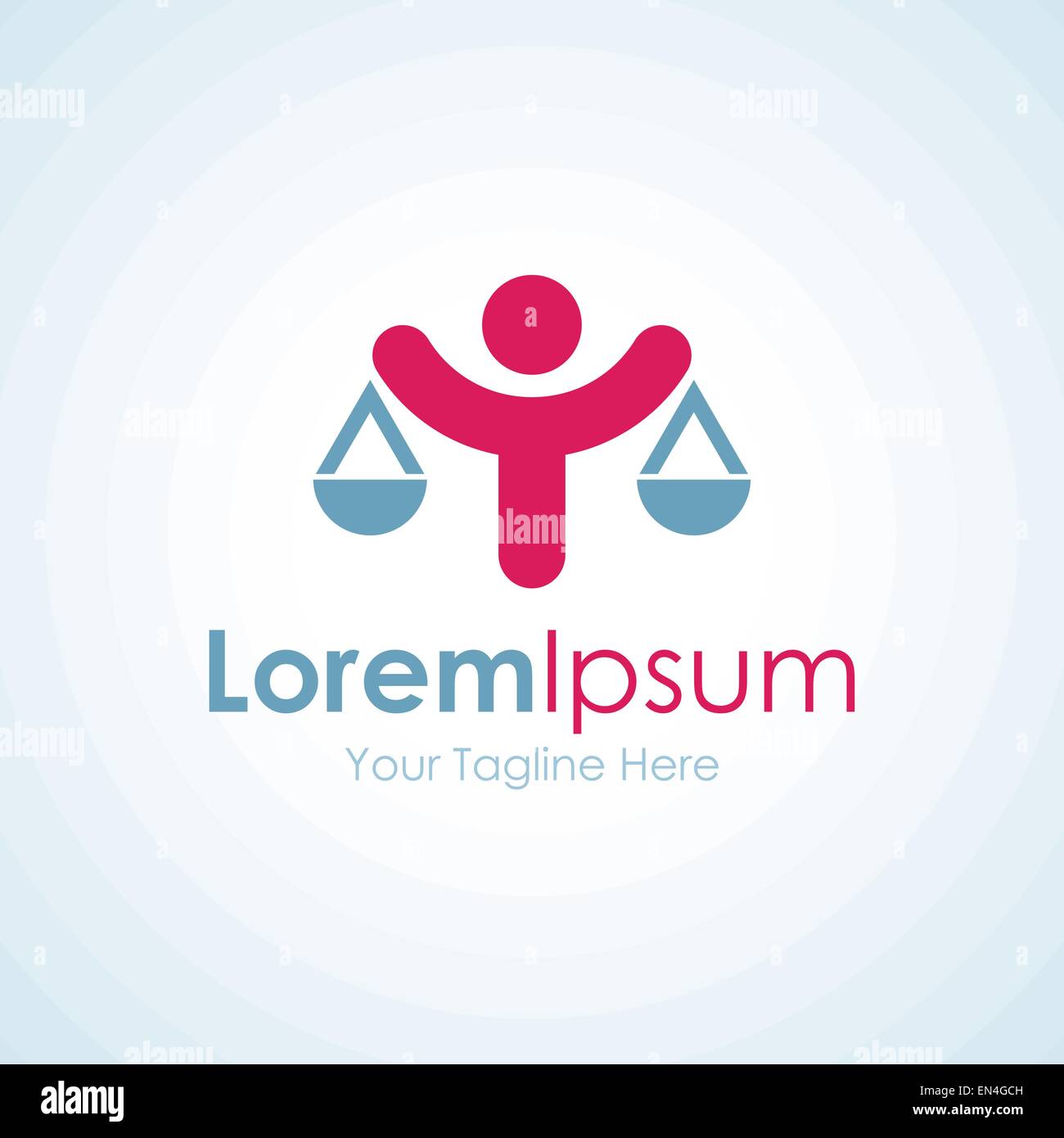 Human scale weight measure simple business icon logo Stock Vector Image ...