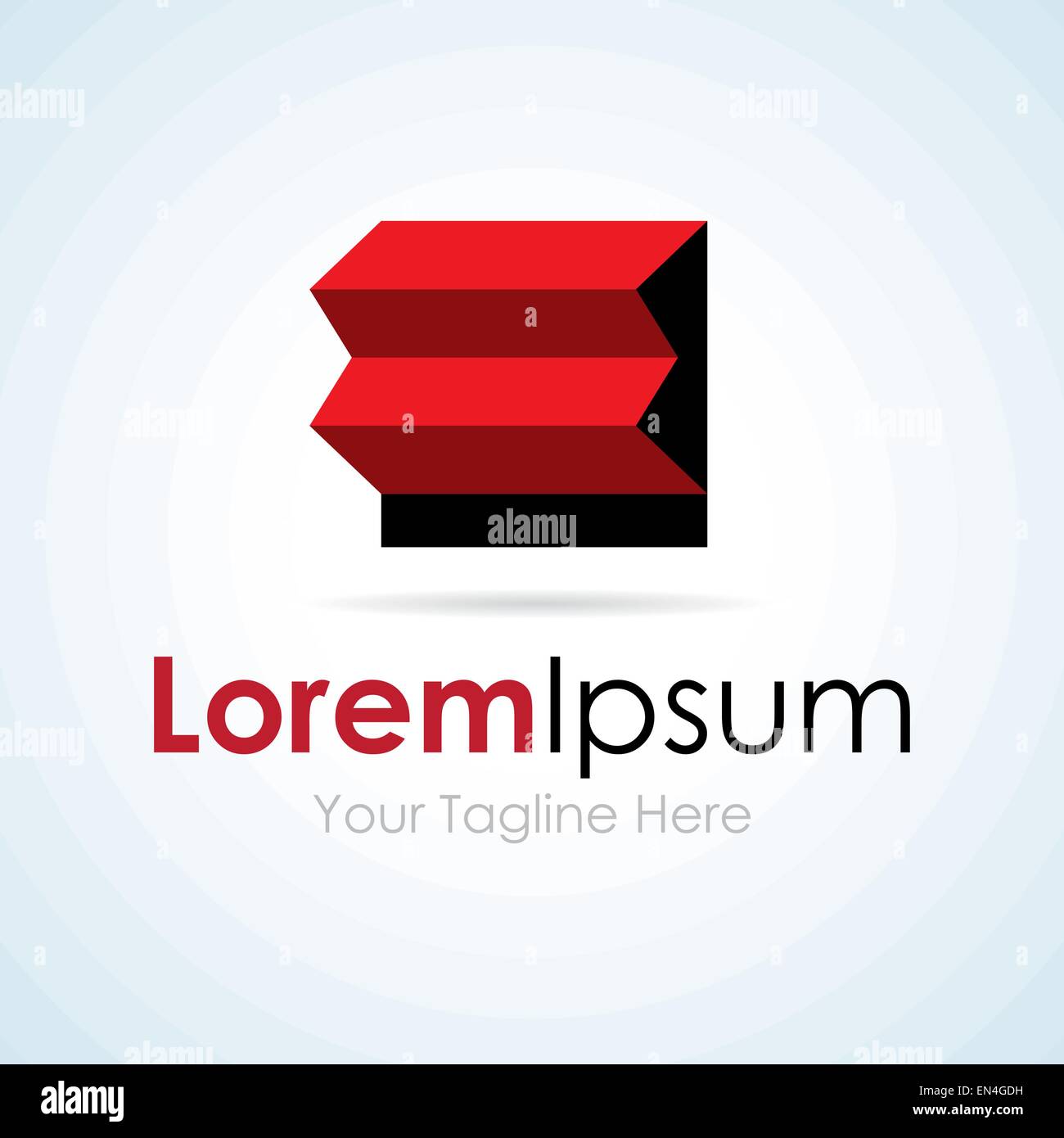 Red and black logo hi-res stock photography and images - Alamy