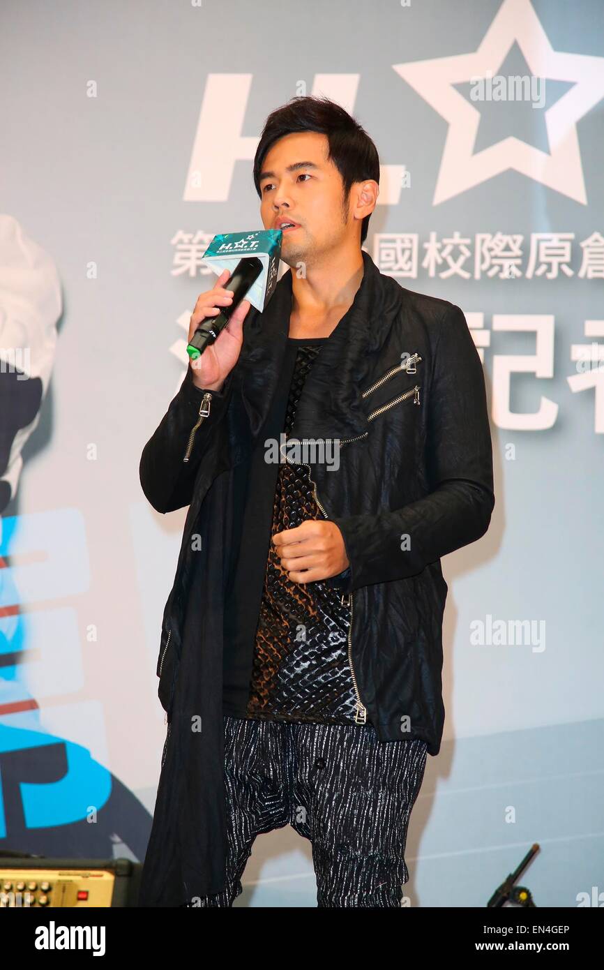 Taipei, Taiwan, China. 27th Apr, 2015. Jay Chou attends the 3th H.O.T ...