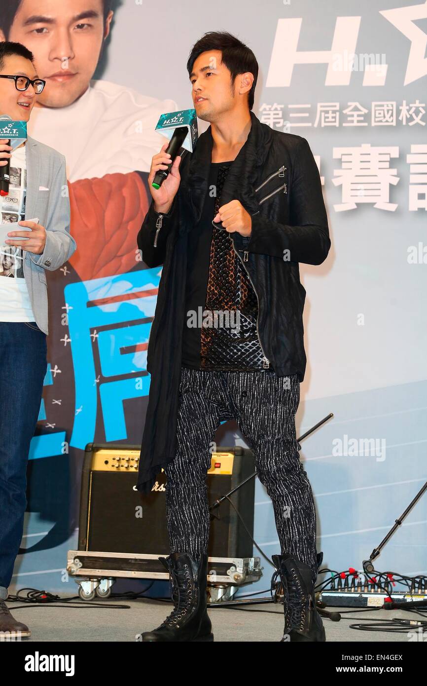 Taipei, Taiwan, China. 27th Apr, 2015. Jay Chou attends the 3th H.O.T ...