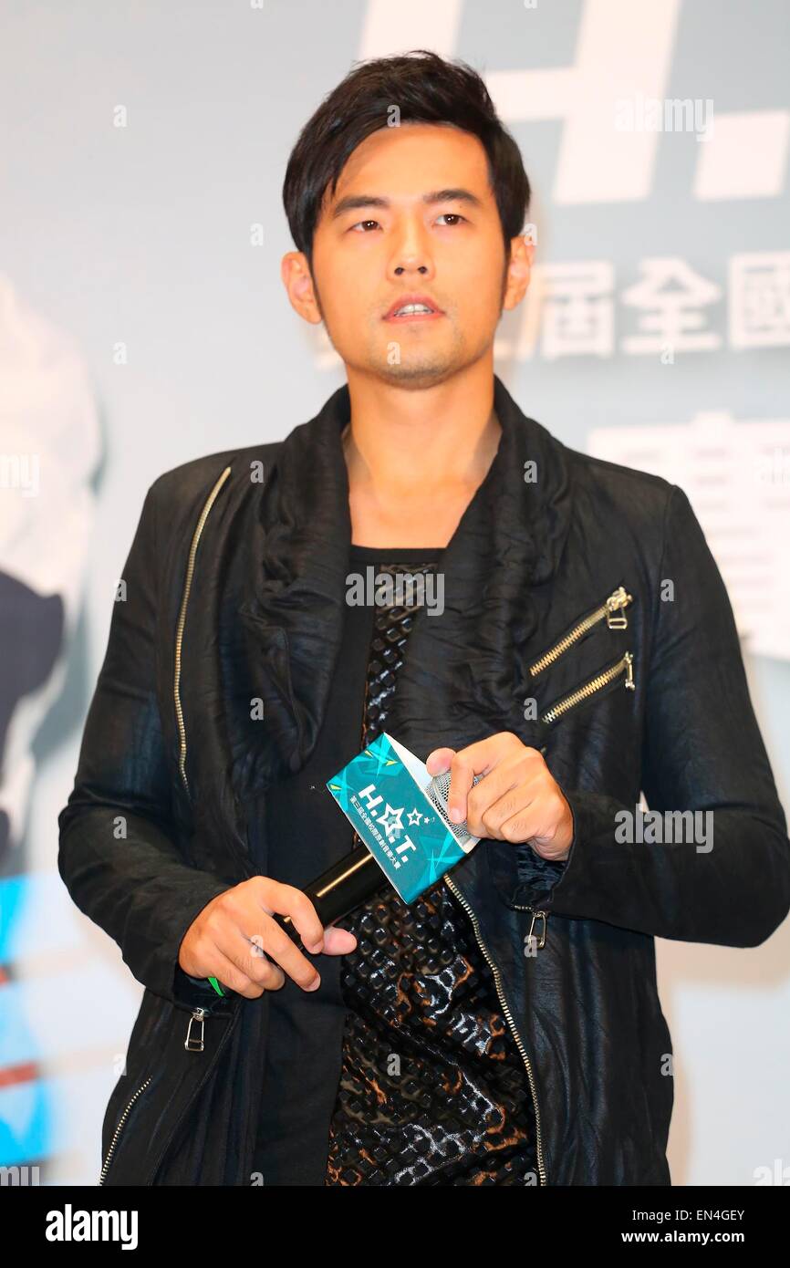 Taipei, Taiwan, China. 27th Apr, 2015. Jay Chou attends the 3th H.O.T ...