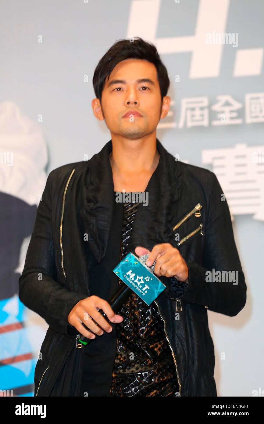 Taipei, Taiwan, China. 27th Apr, 2015. Jay Chou attends the 3th H.O.T ...