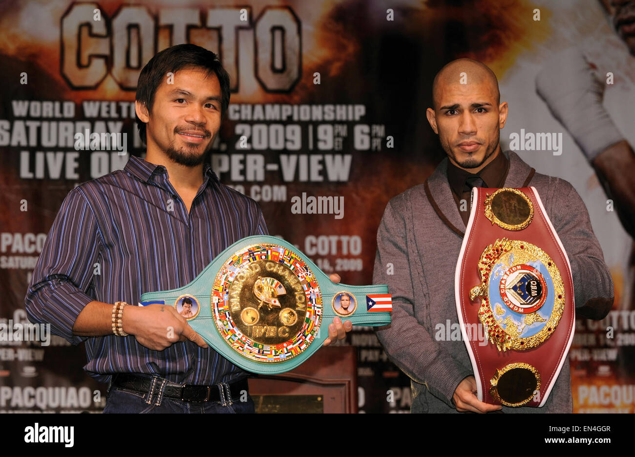 Las Vegas, Nevada, USA. 11th Nov, 2009. Manny Pacquiao (PHI), Miguel ...