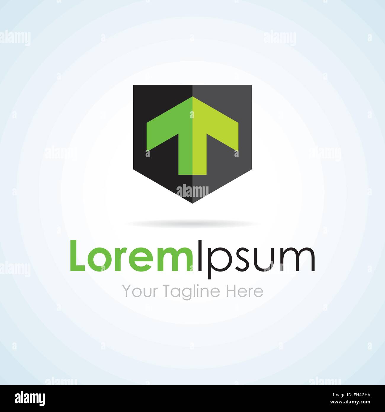 Vector shield arrow up logo Stock Vector Images - Alamy