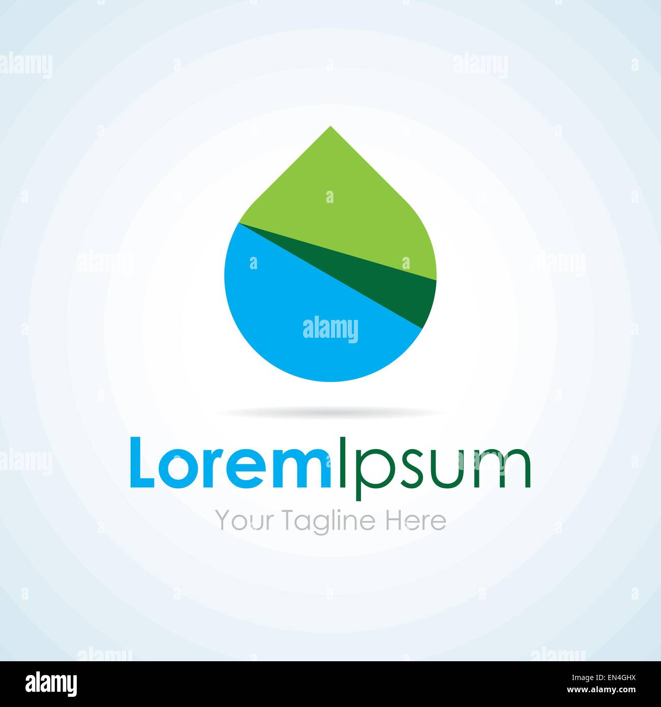 Pure clean water drop simple business icon logo Stock Vector Image ...