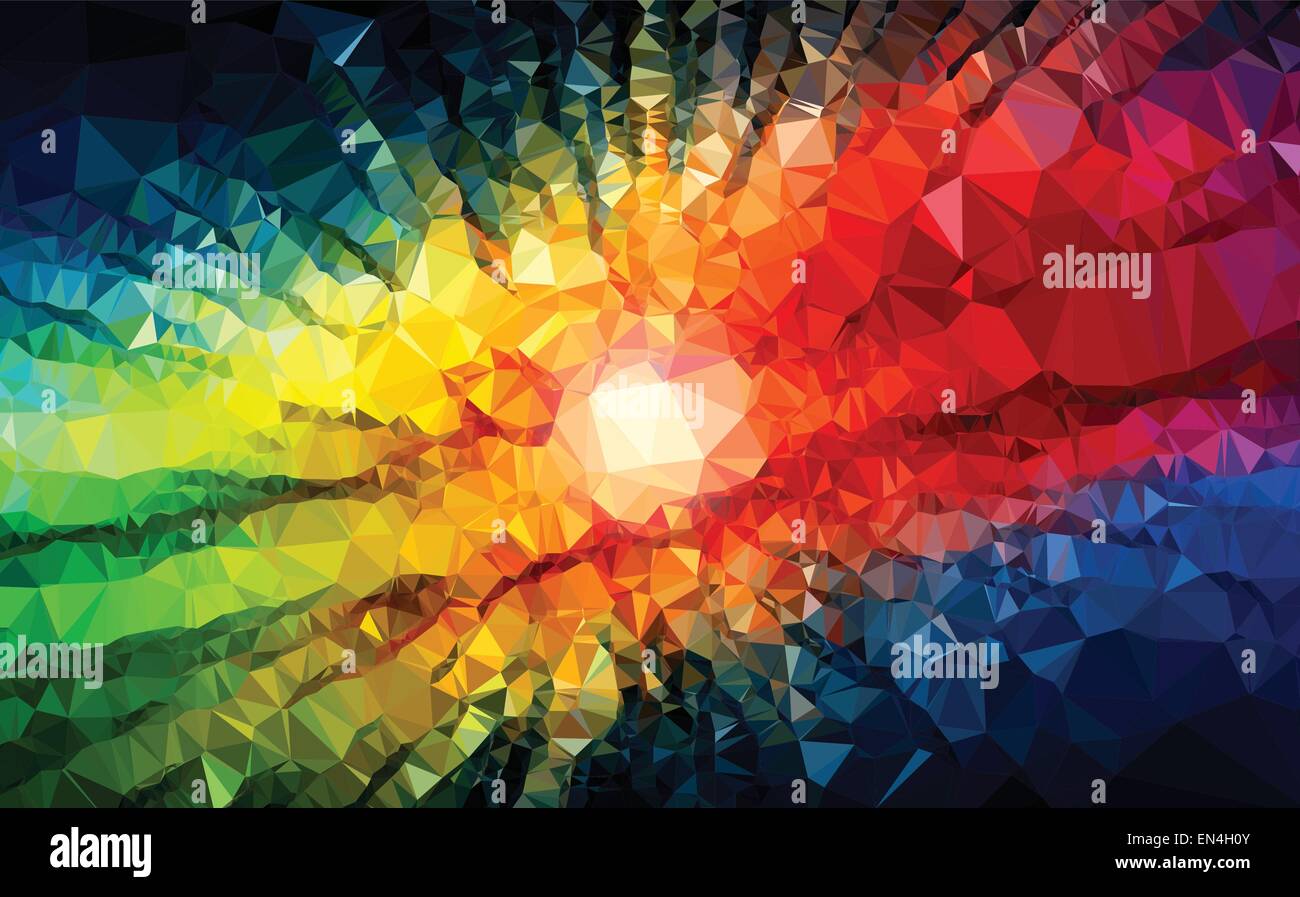 Background modern texture triangle geometry color universe splash Stock ...