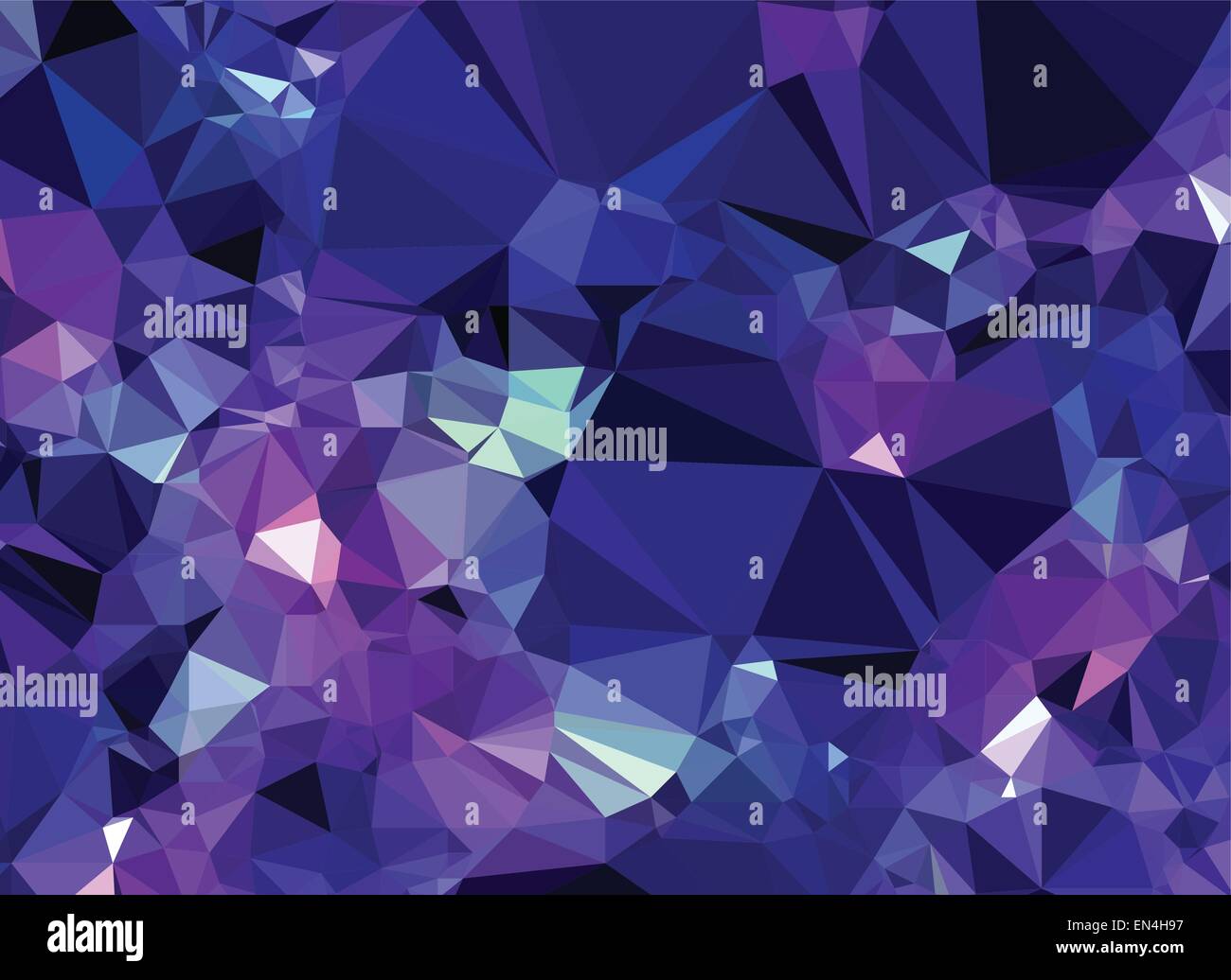 Background abstract triangle geometry pattern crystal universe Stock ...