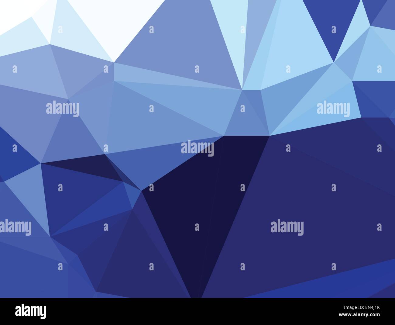 Background abstract triangle geometry pattern royal blue crystal Stock ...