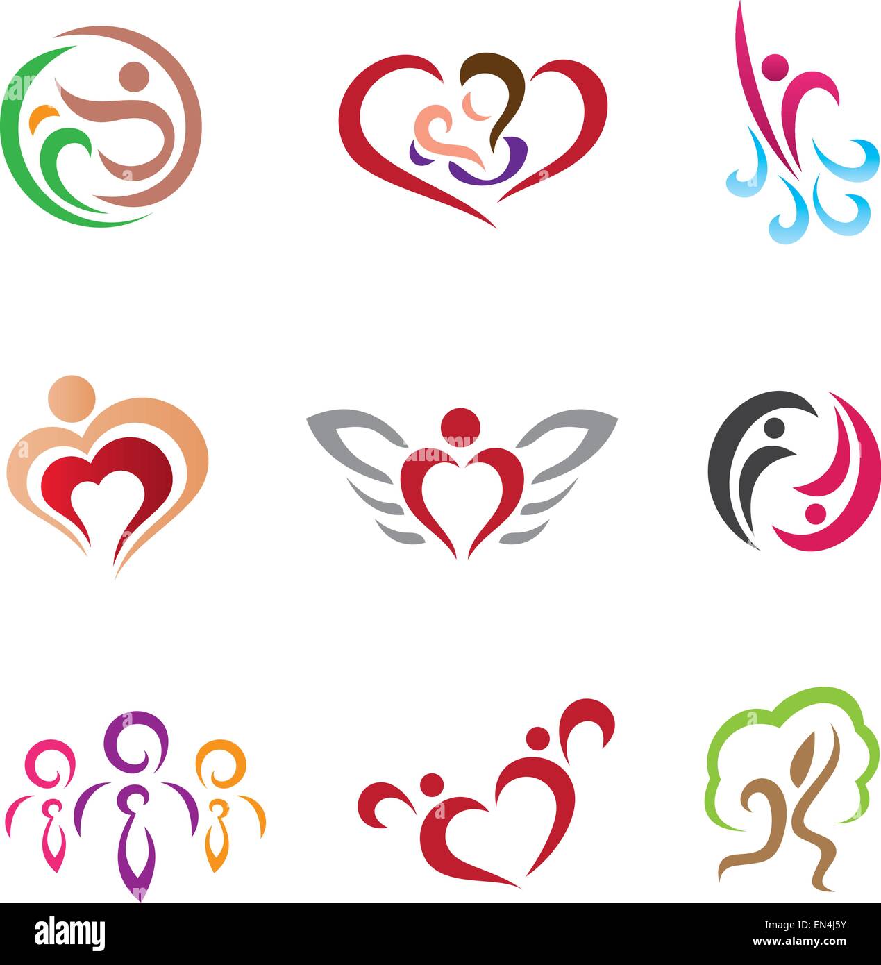 Common emotion of happiness and joy Stock Vector Image & Art - Alamy