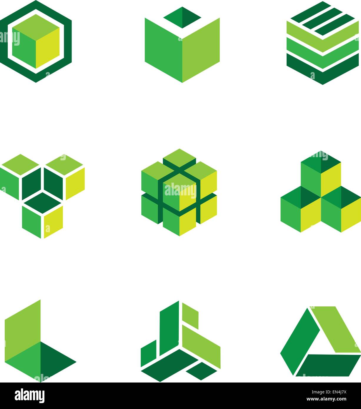 green box logos and icons Stock Vector Image & Art - Alamy