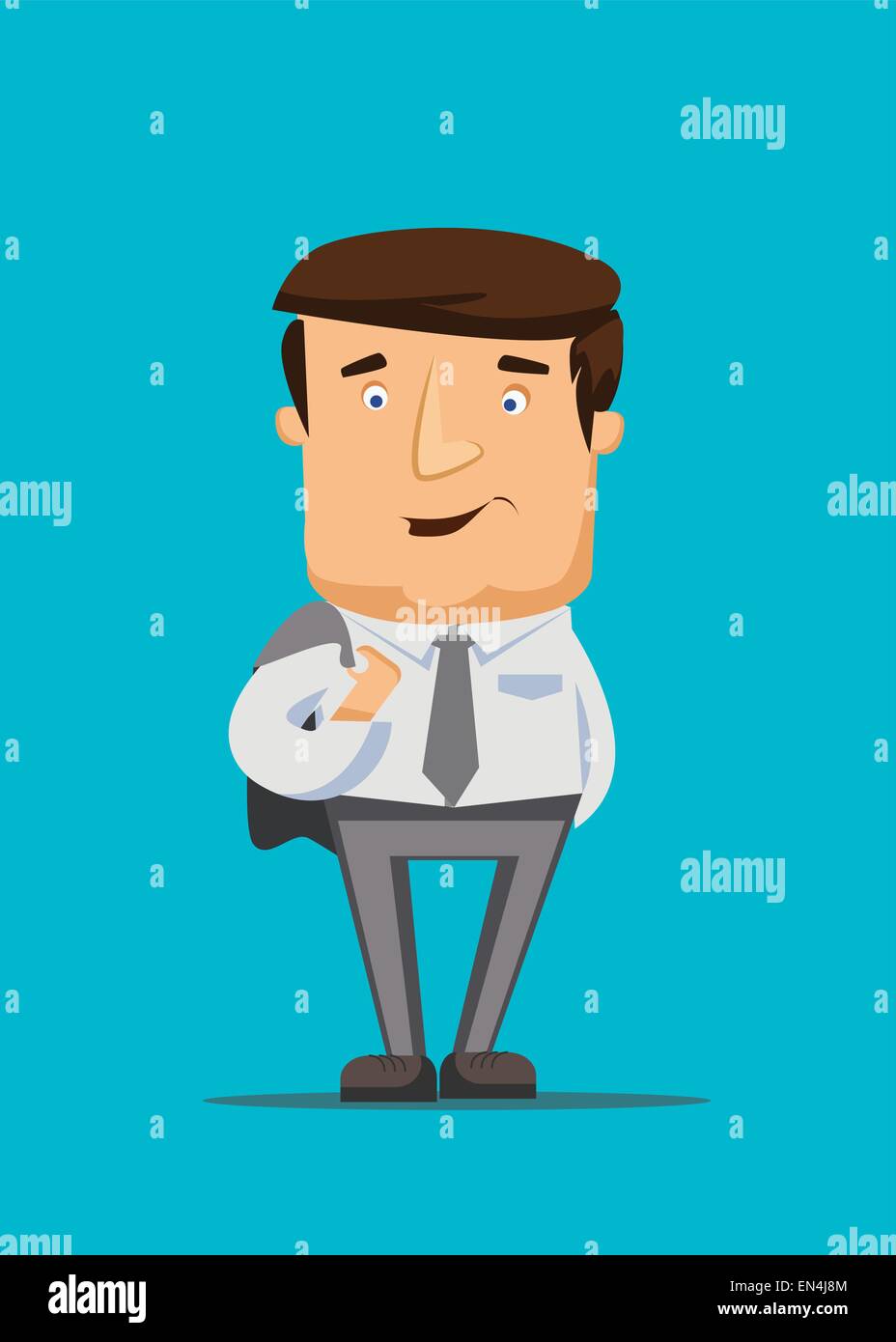 Wall street senior manager and capital investor looking casual vector ...