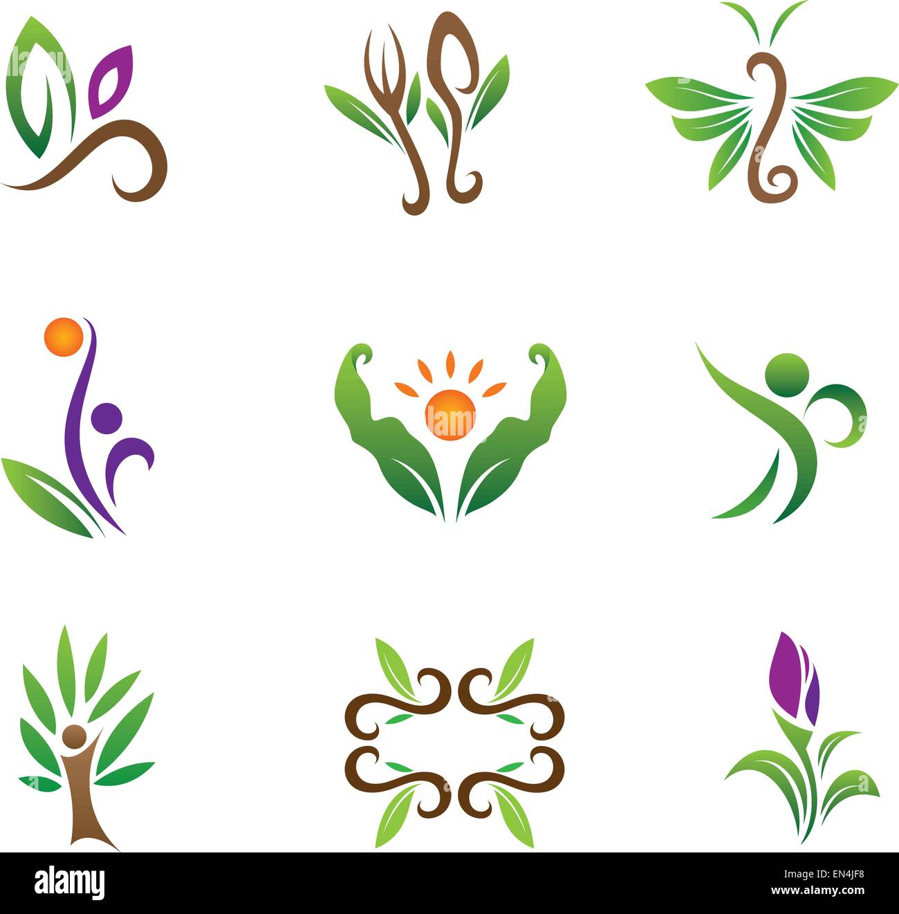 In harmony with nature elegant style Stock Vector Image & Art - Alamy