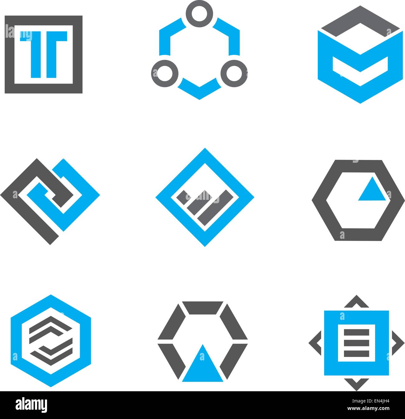 logos and icons Stock Vector Image & Art - Alamy