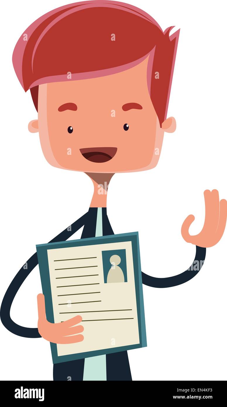 Cartoon proud man hi-res stock photography and images - Alamy