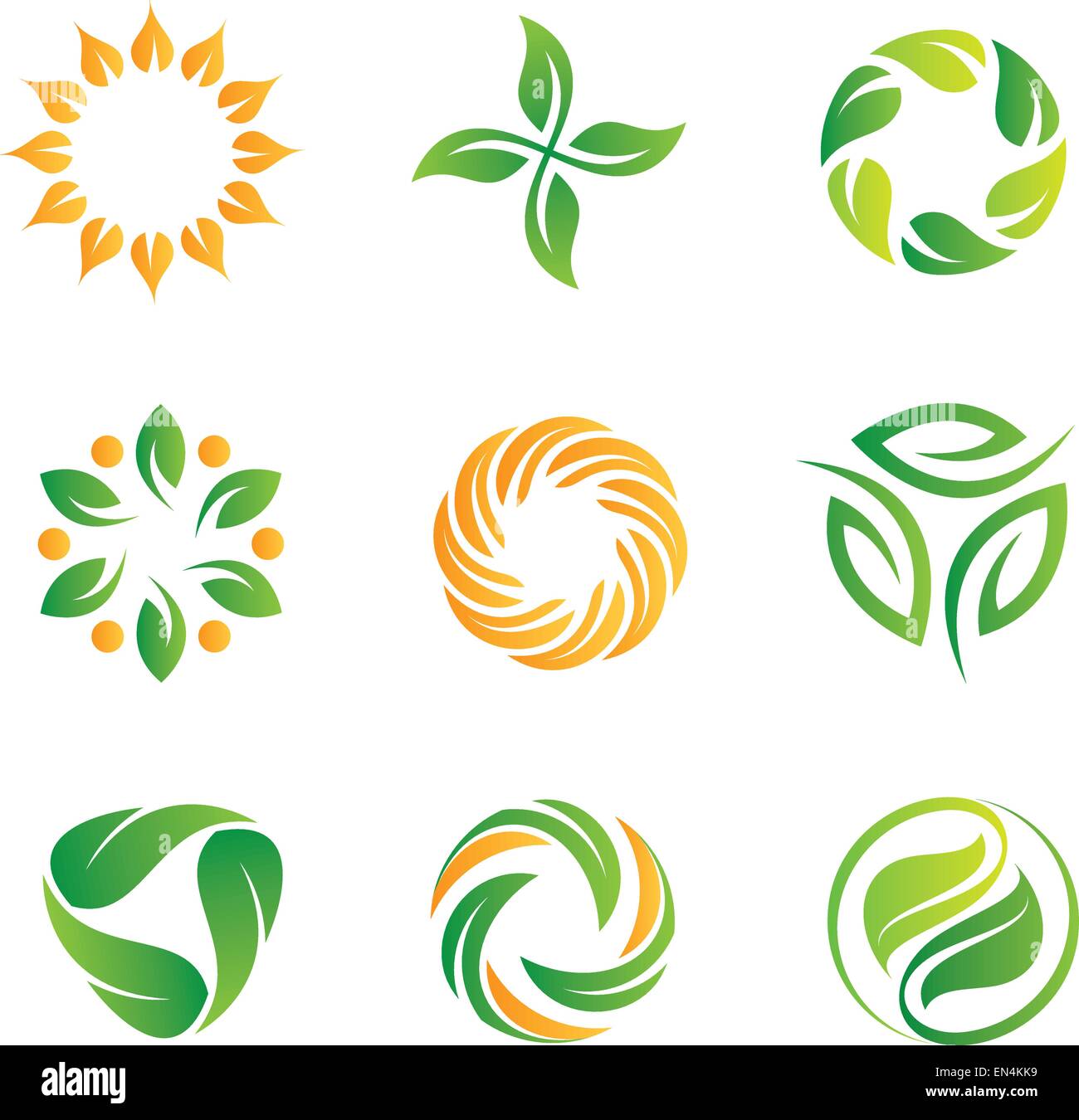 nature loop logos and icons template Stock Vector Image & Art - Alamy