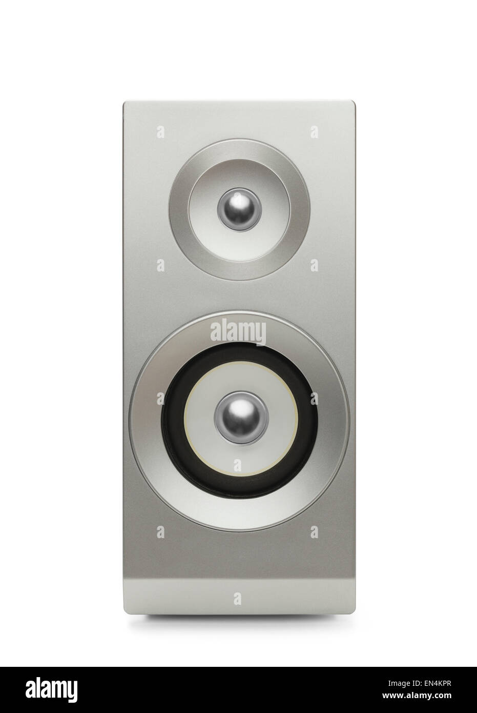 Audio Music Speaker Box Isolated on White Background Stock Photo - Alamy