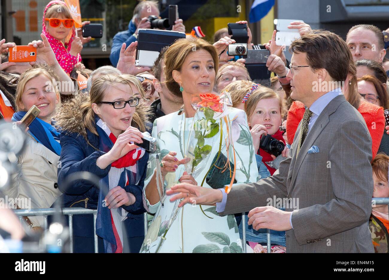 Dordrecht, The Netherlands. 27th Apr, 2015. Princess Marilene and ...