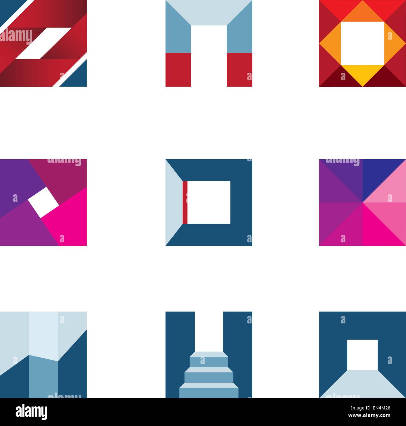 Mobile polygons design Stock Vector Images - Alamy