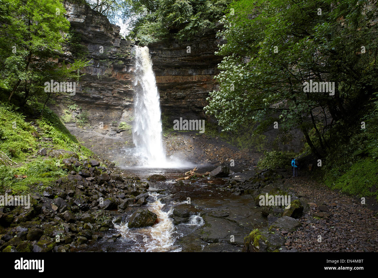 Hardraw Force waterfall Yorkshire Stock Photo - Alamy