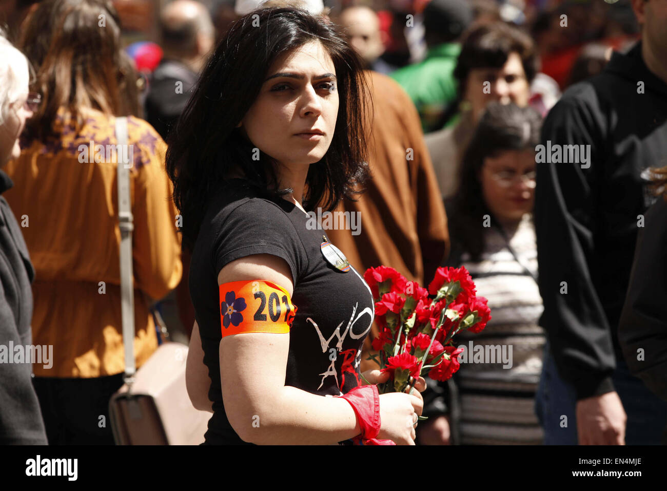 Manhattan, New York, USA. 26th Apr, 2015. Armenian-Americans ...