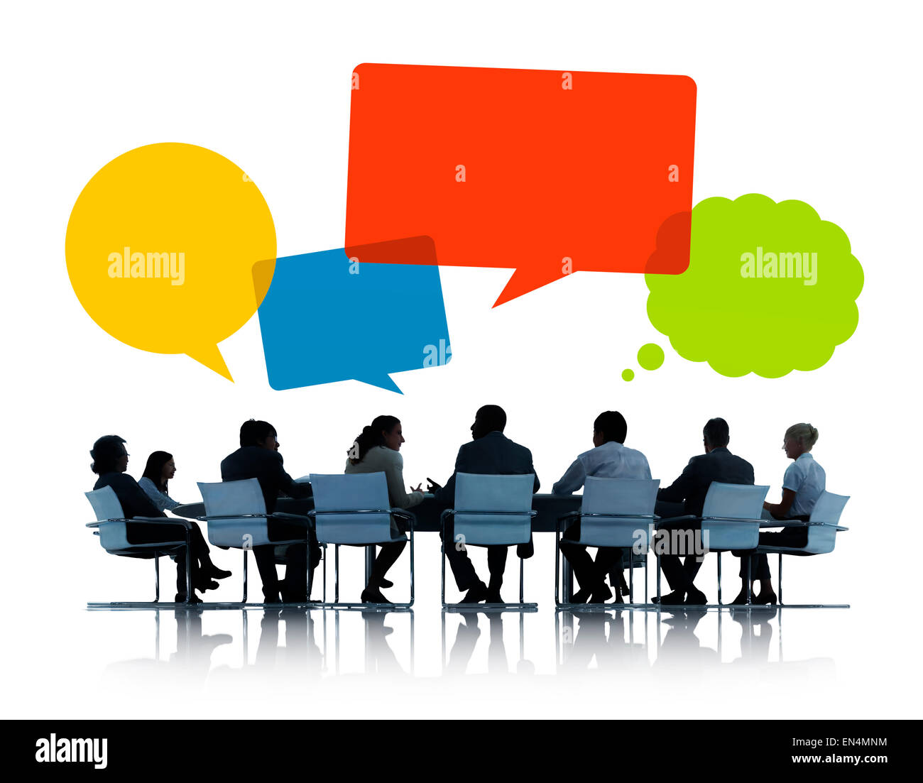 Group professional women discussing Cut Out Stock Images & Pictures - Alamy