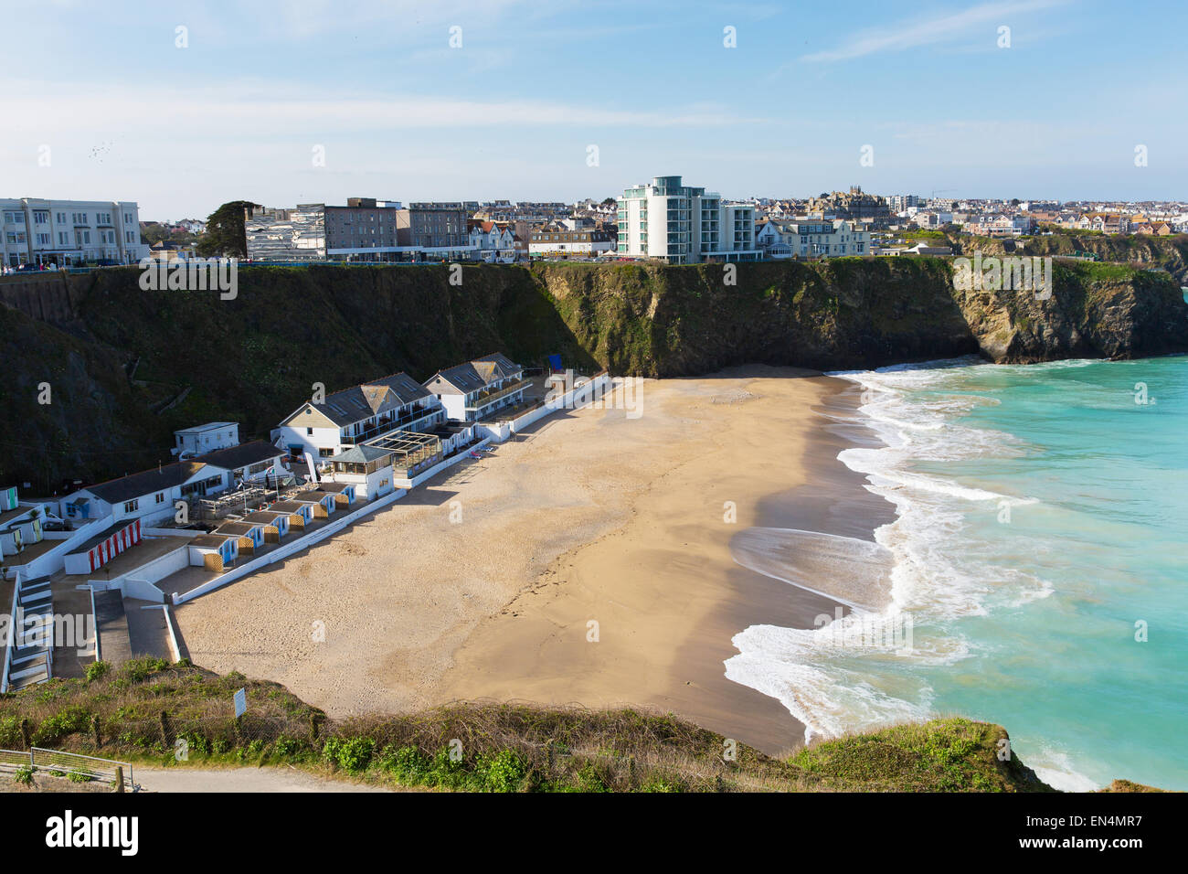 Tolcarne beach Newquay Cornwall UK beautiful Cornish coastal scene ...