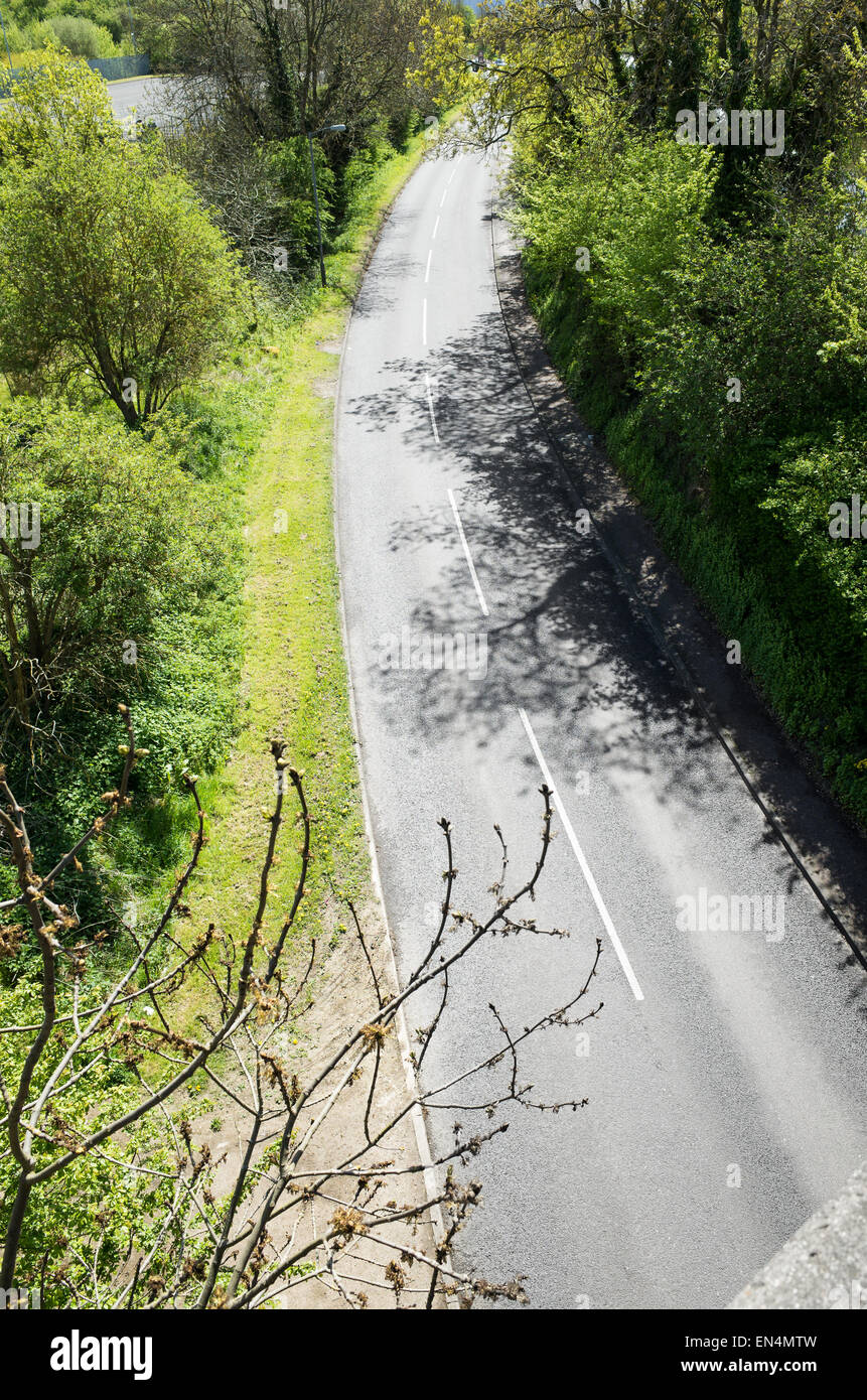 Single carriageway road hi-res stock photography and images - Alamy