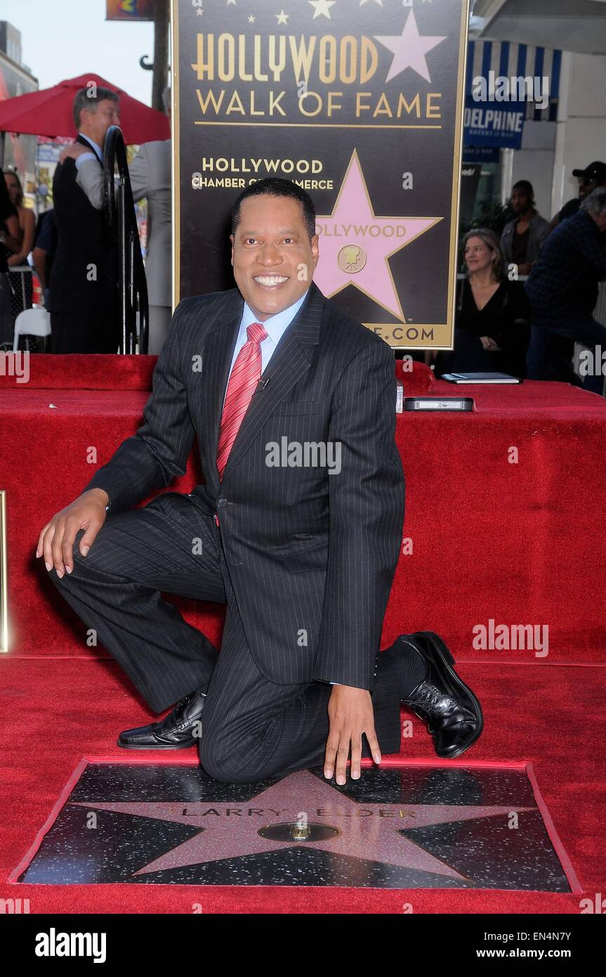 Los Angeles, CA, USA. 27th Apr, 2015. Larry Elder at the induction ...