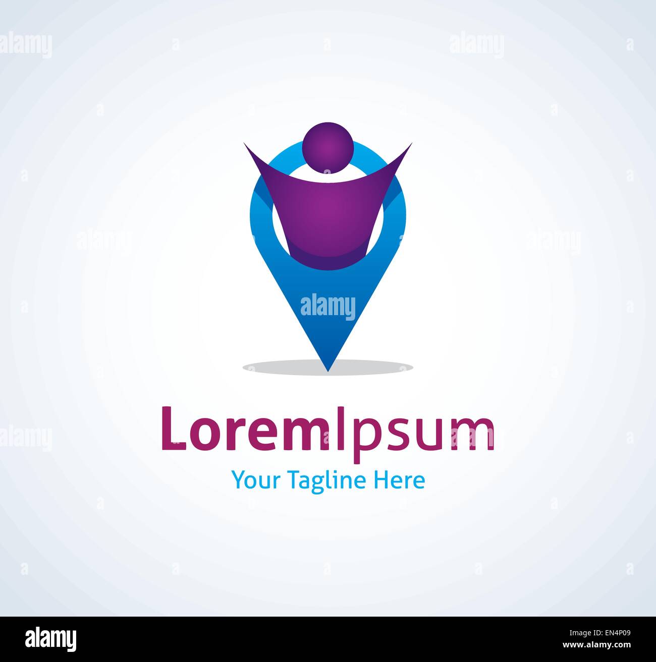 Man location logo hi-res stock photography and images - Alamy