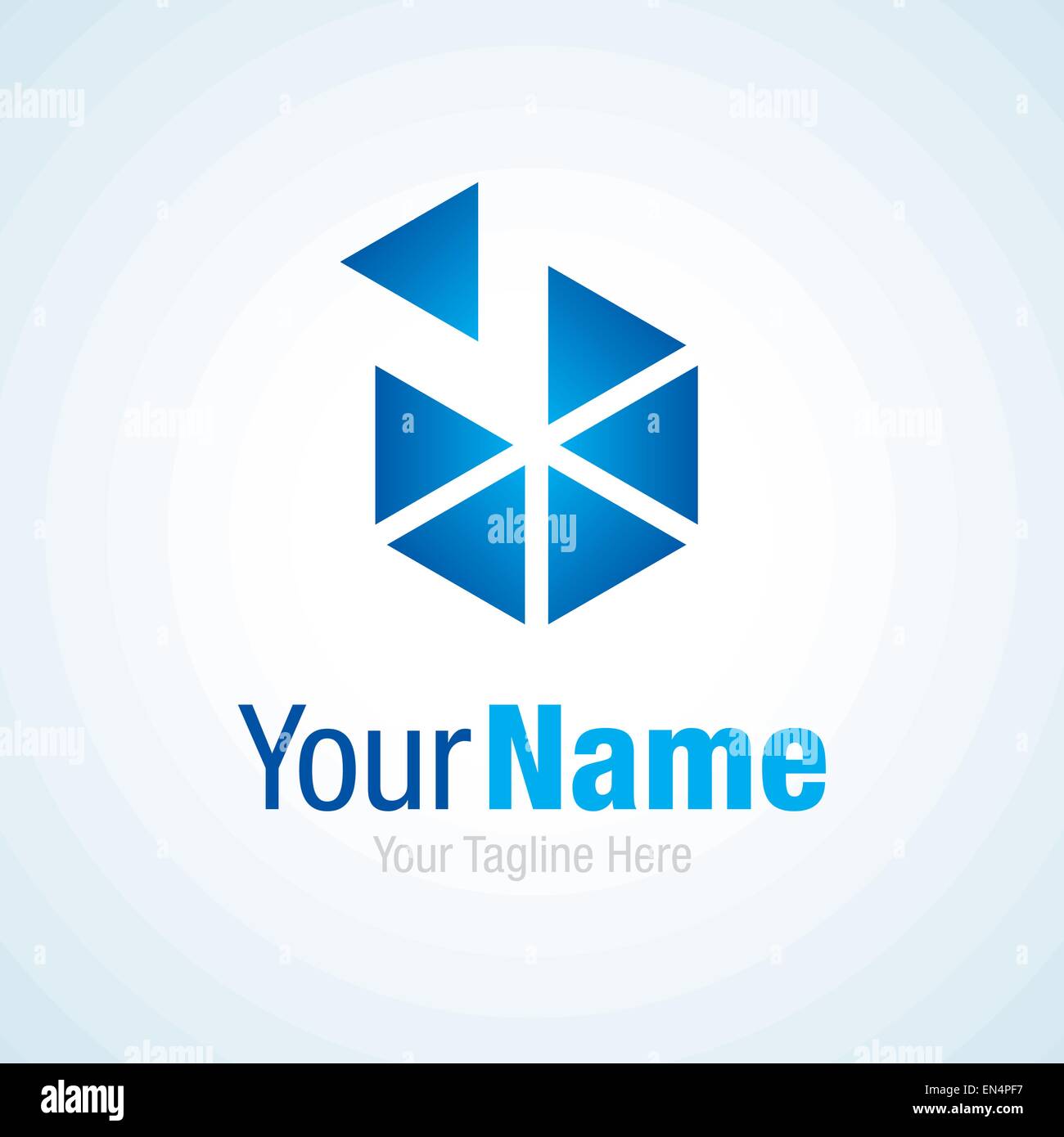 Blu business logo Stock Vector Images - Alamy