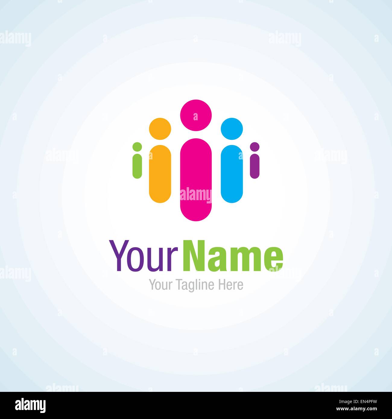 Leader of a group of people graphic design logo icon Stock Vector Image ...