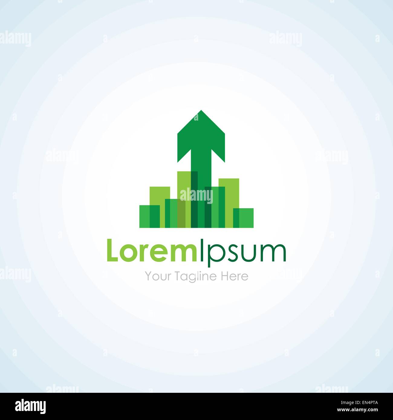 Green arrow progress up simple hi-res stock photography and images - Alamy