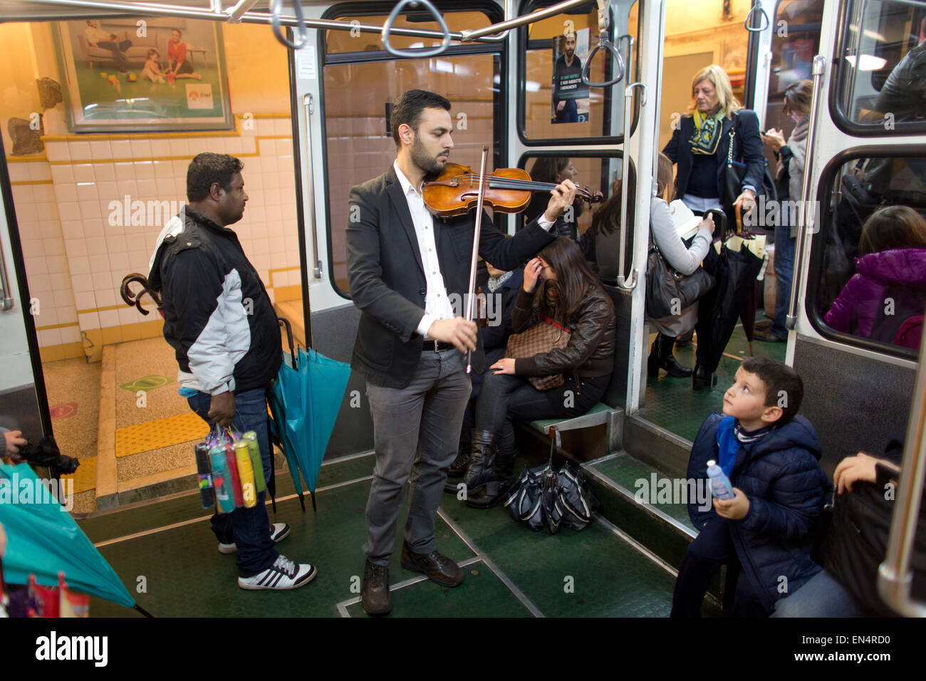 cable car at Augusteo station, naples Stock Photo - Alamy