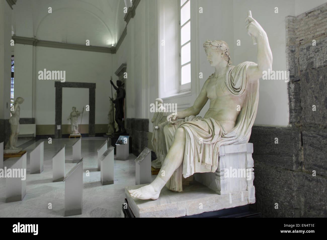 Statue of augustus as jupiter hi-res stock photography and images - Alamy