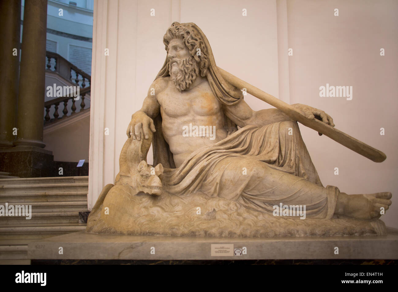 ancient roman art in the National Archaeological Museum in Naples Stock ...