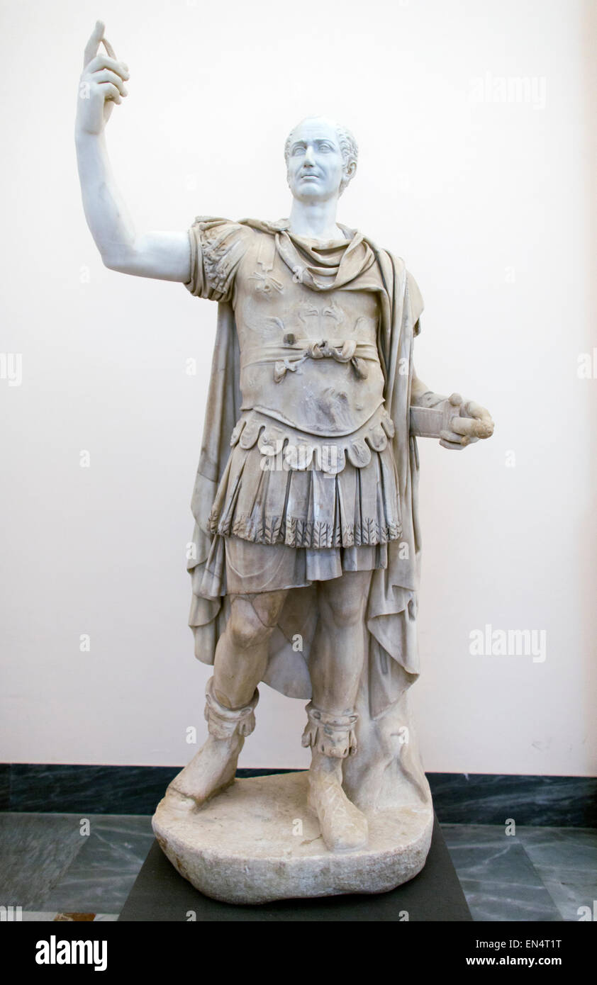 ancient roman art in the National Archaeological Museum in Naples Stock ...