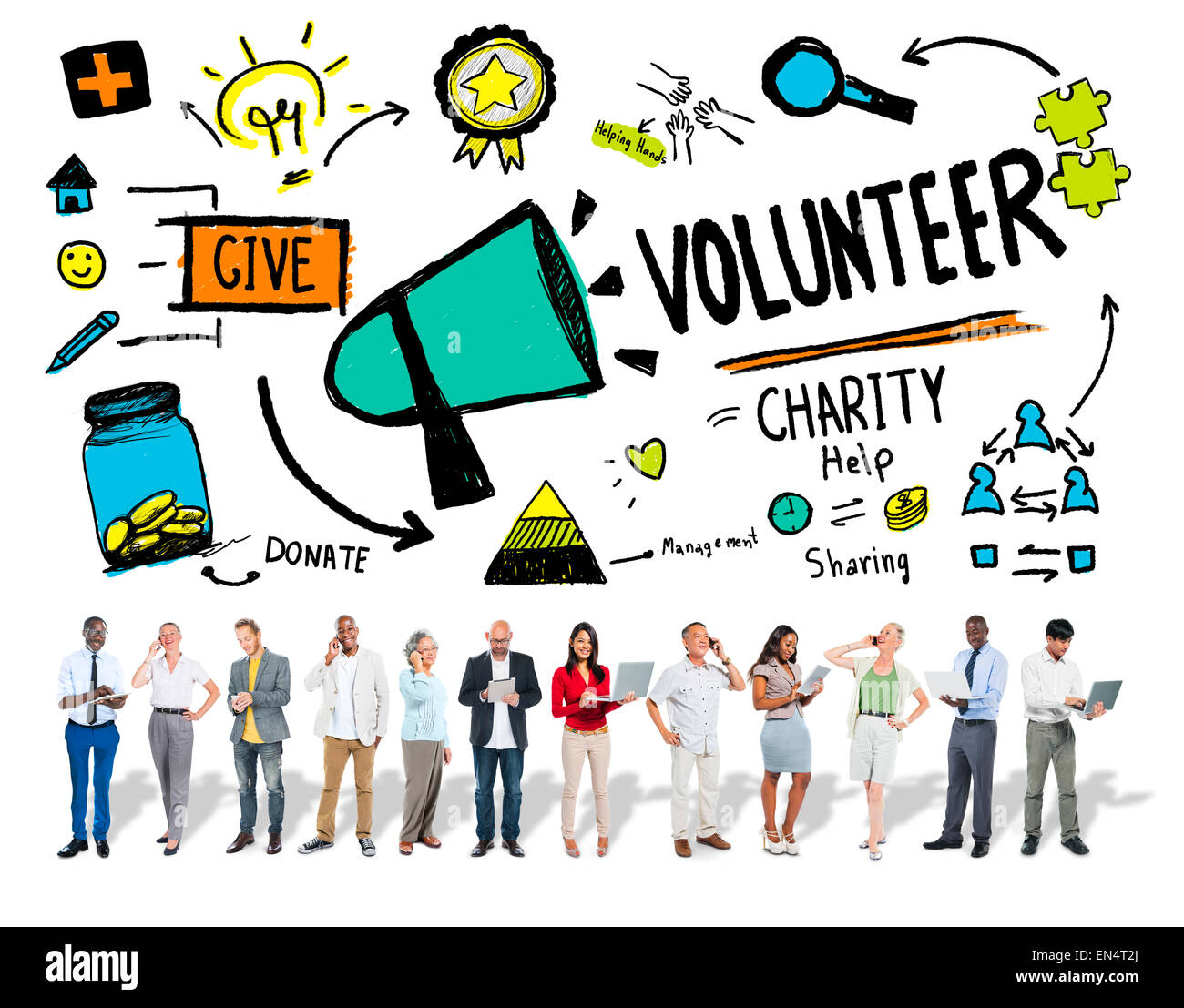 Charity donation help support Cut Out Stock Images & Pictures - Alamy