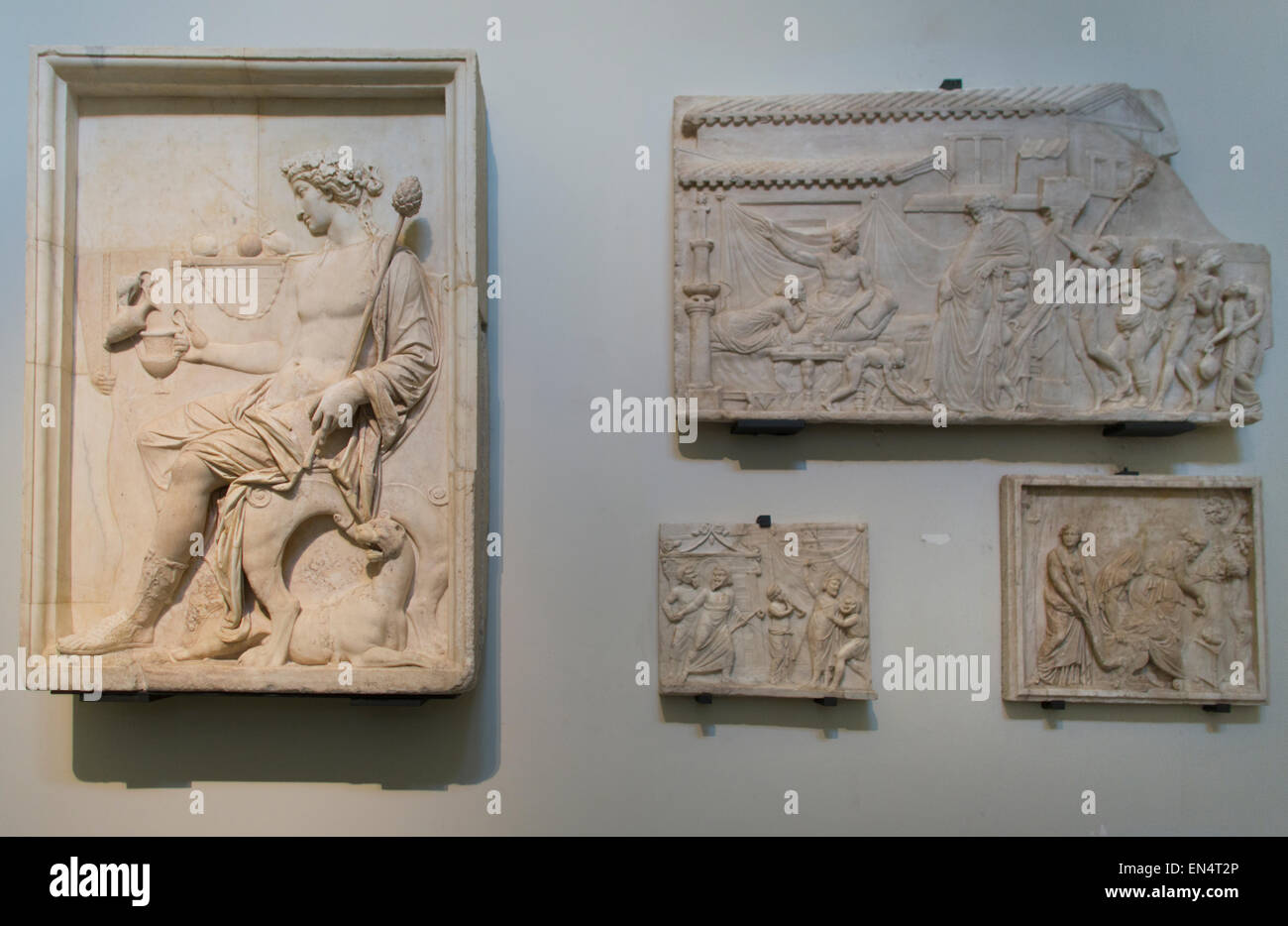 ancient roman art in the National Archaeological Museum in Naples Stock ...