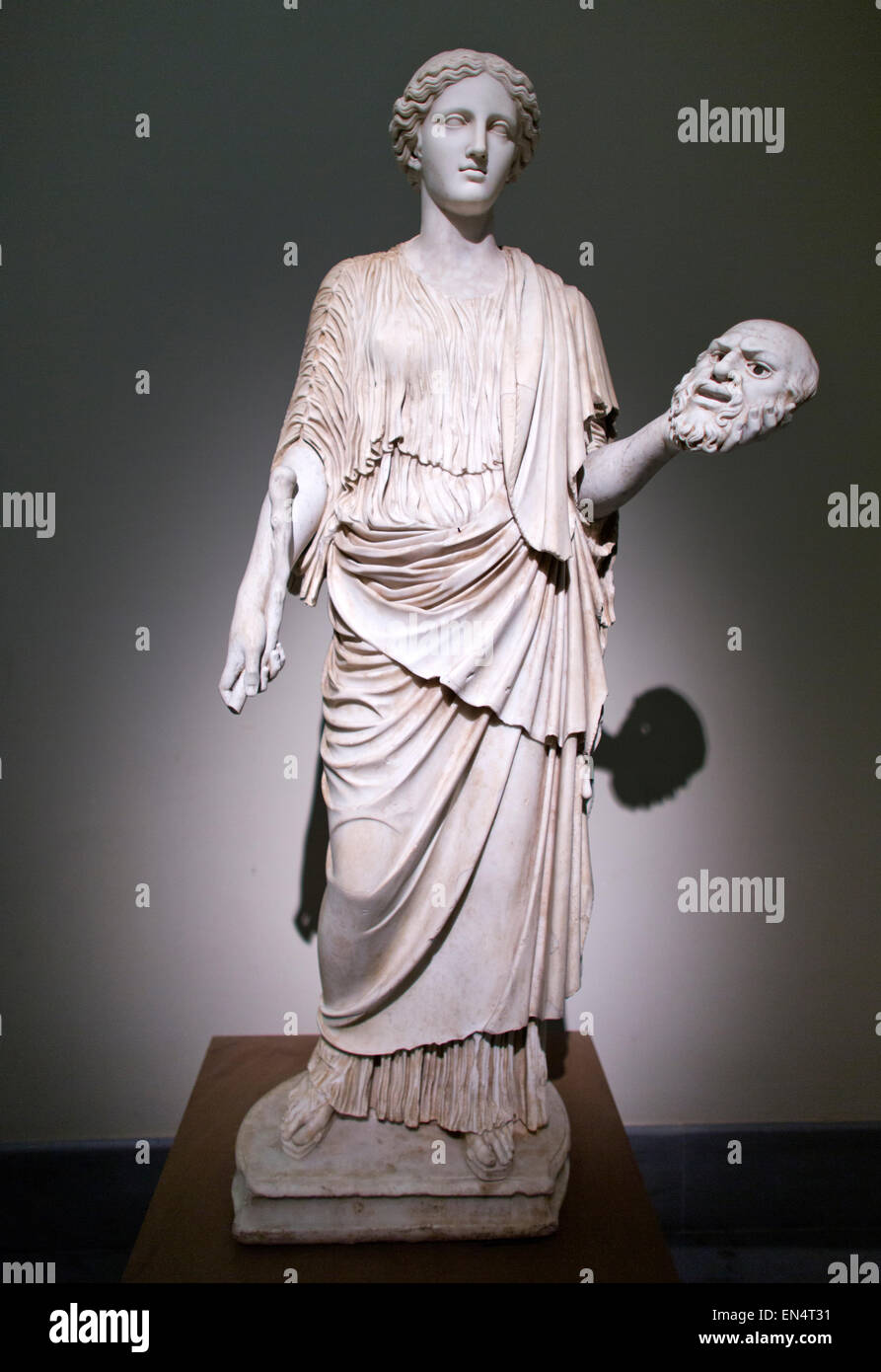 ancient roman art in the National Archaeological Museum in Naples Stock ...