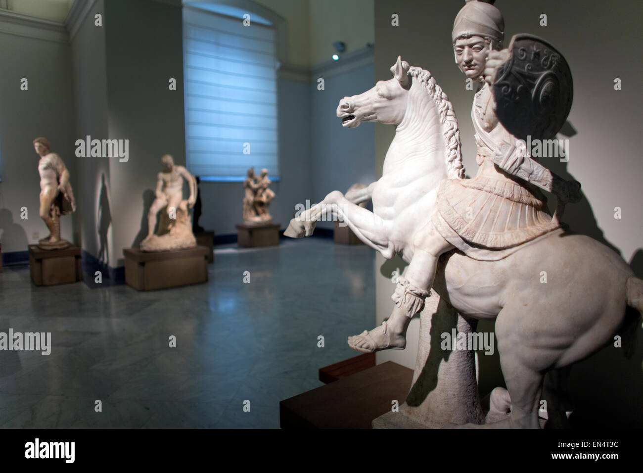ancient roman art in the National Archaeological Museum in Naples Stock ...