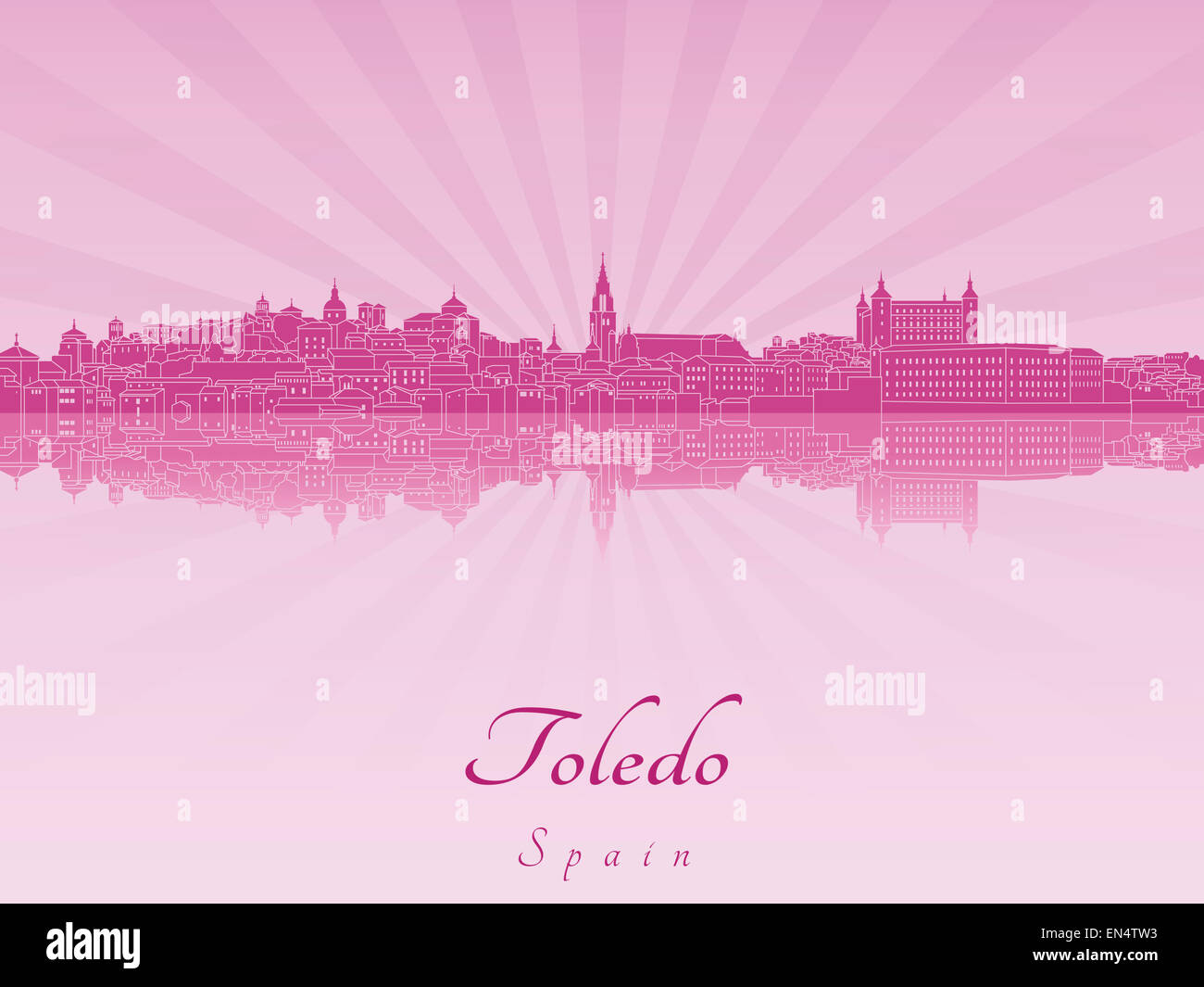 Toledo silhouette hi-res stock photography and images - Alamy