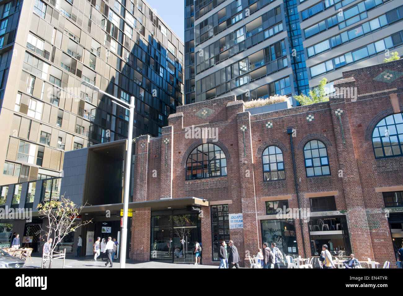 newly built high rise apartment buildings in Chippendale Sydney ...