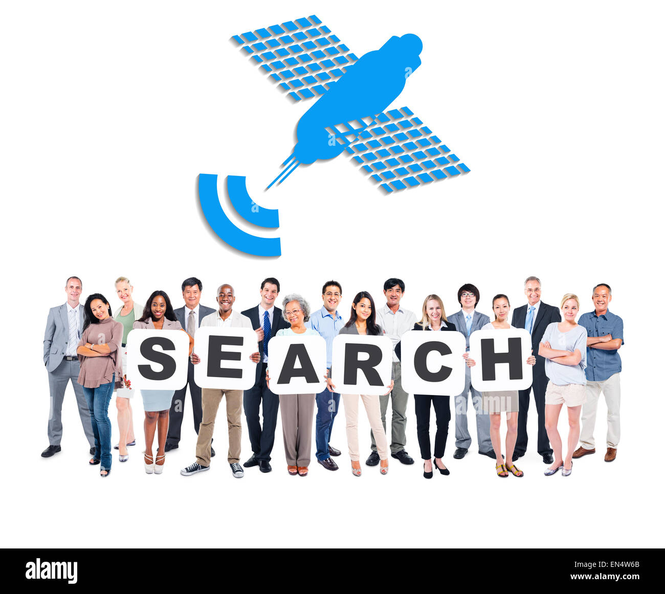 Search Business People Team Teamwork Success Strategy Concept Stock ...