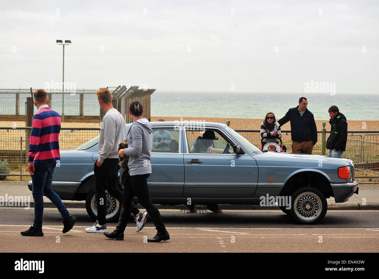 Mercedes saloon car hi-res stock photography and images - Alamy