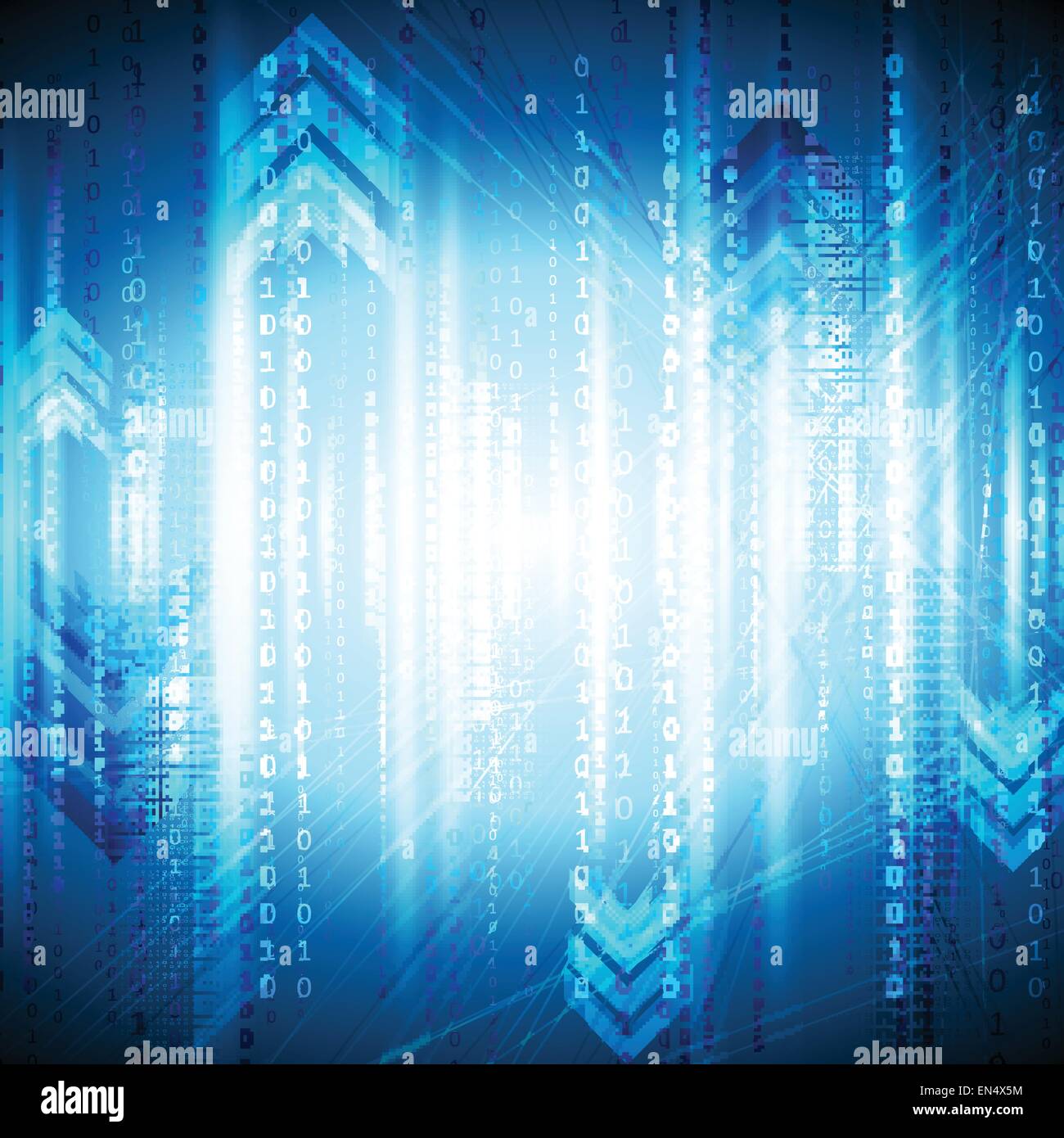 Shiny blue tech abstract background. Vector design Stock Vector Image ...