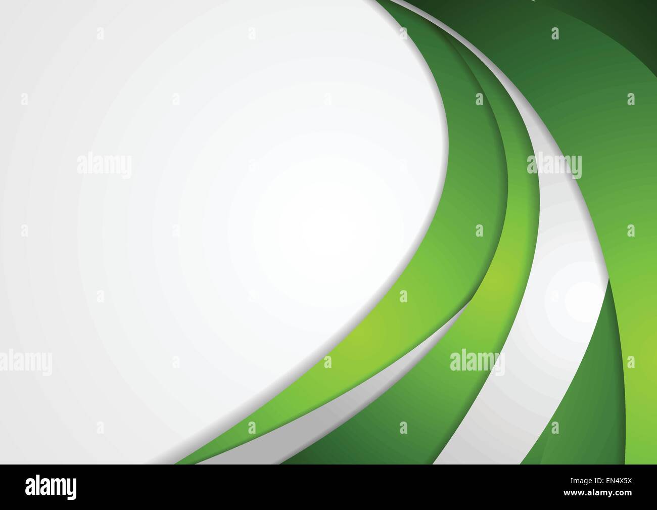 Green and grey corporate wavy background. Vector design Stock Vector ...