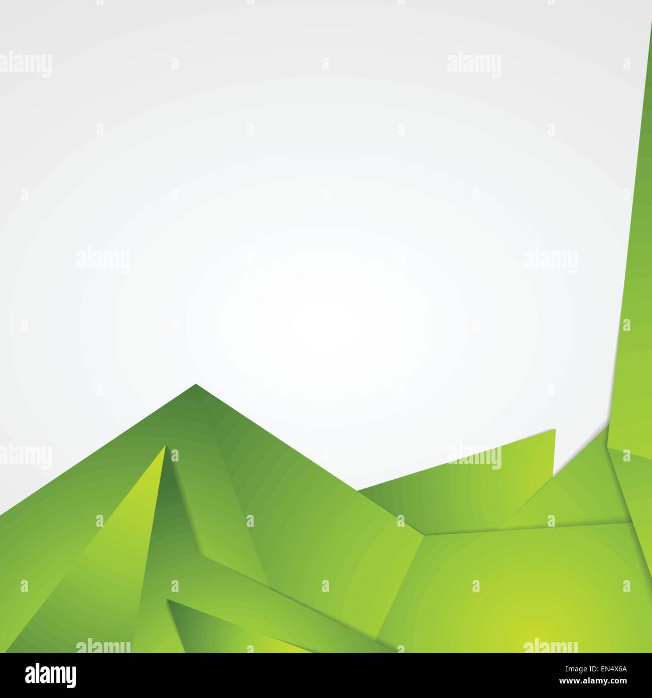 Bright green abstract flyer design. Vector background Stock Vector ...