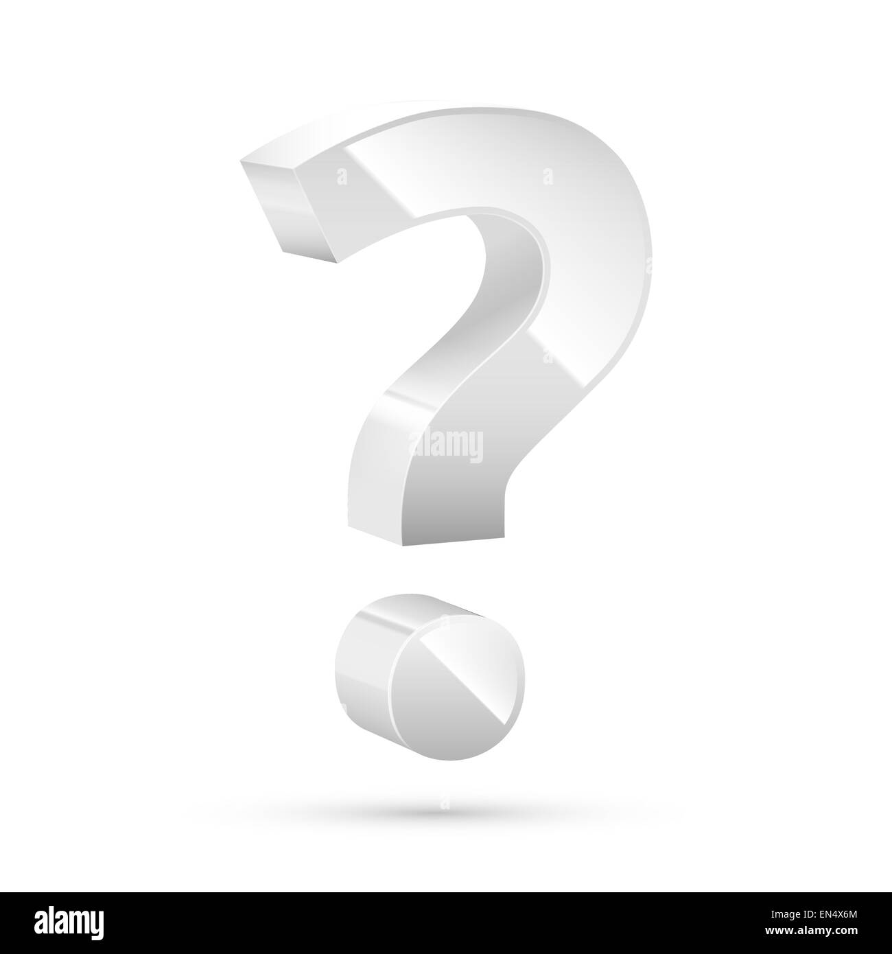Question mark shape Black and White Stock Photos & Images - Alamy
