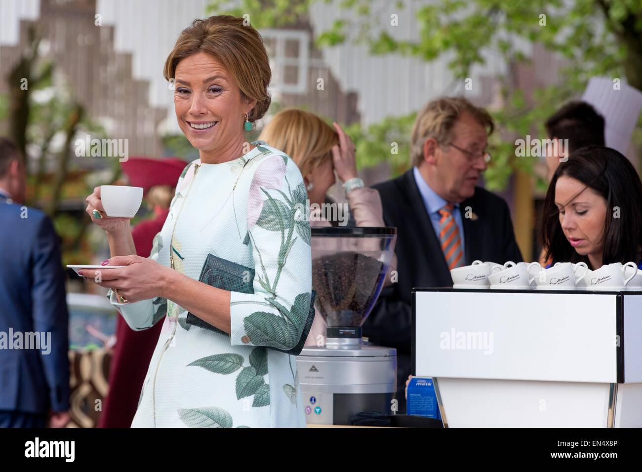 Dordrecht, The Netherlands. 27th Apr, 2015. Princess Marilene attends ...